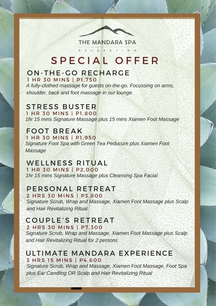 Best Spa in BGC | The Mandara Spa | A Boutique Massage Spa in BGC